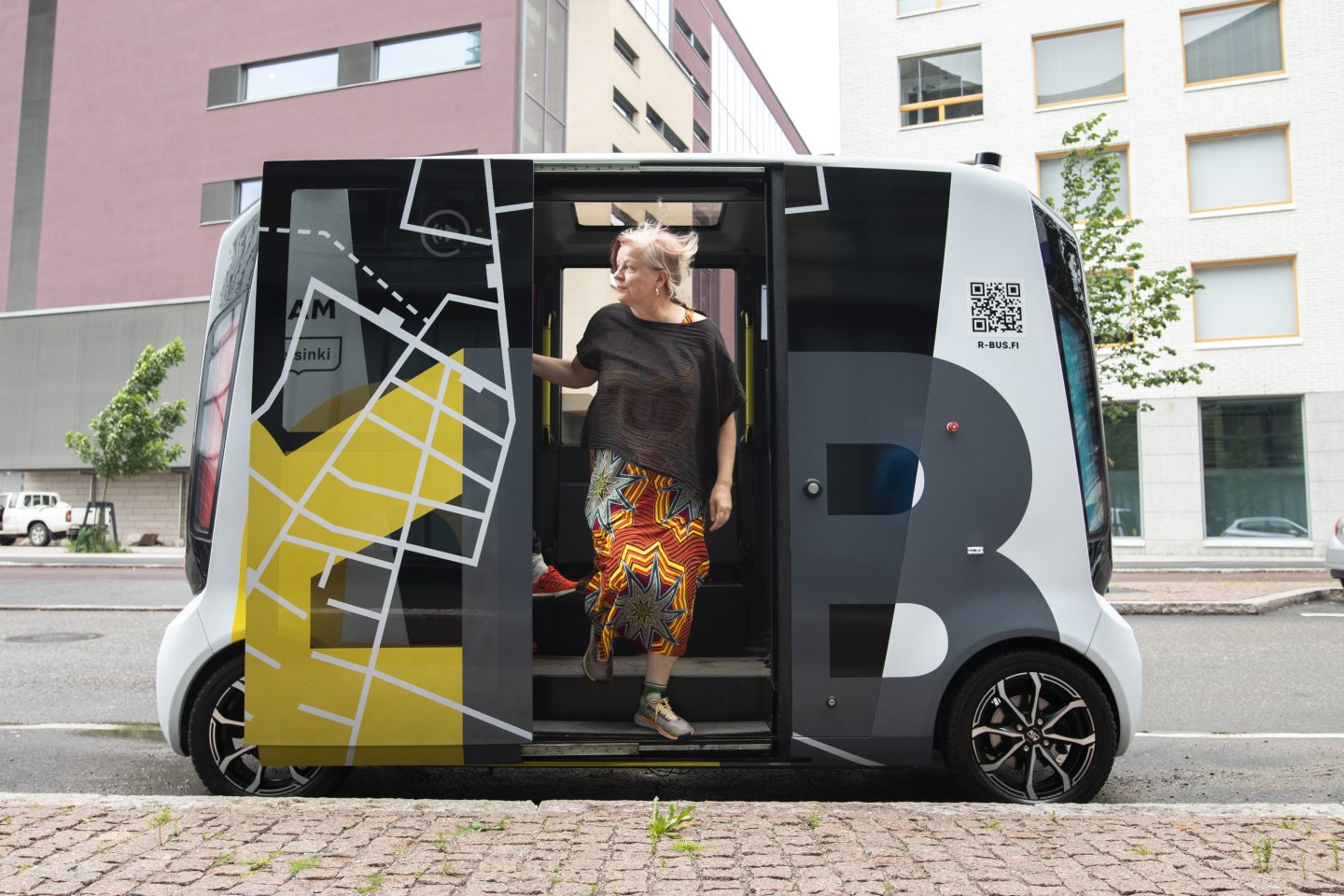 Hop on board the algorithm operated robot bus and take a tour of ...